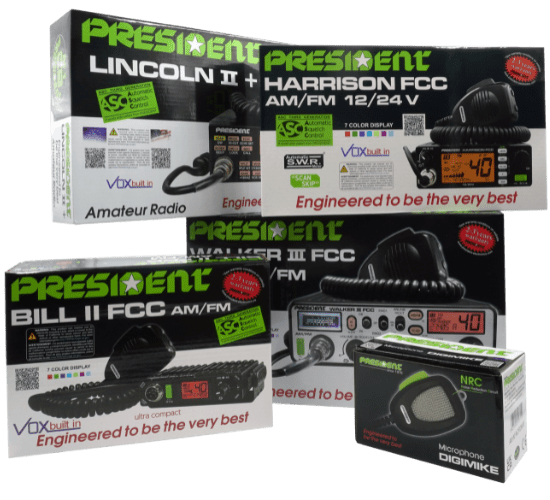 PRESIDENT Electronics CB and Ham Radios