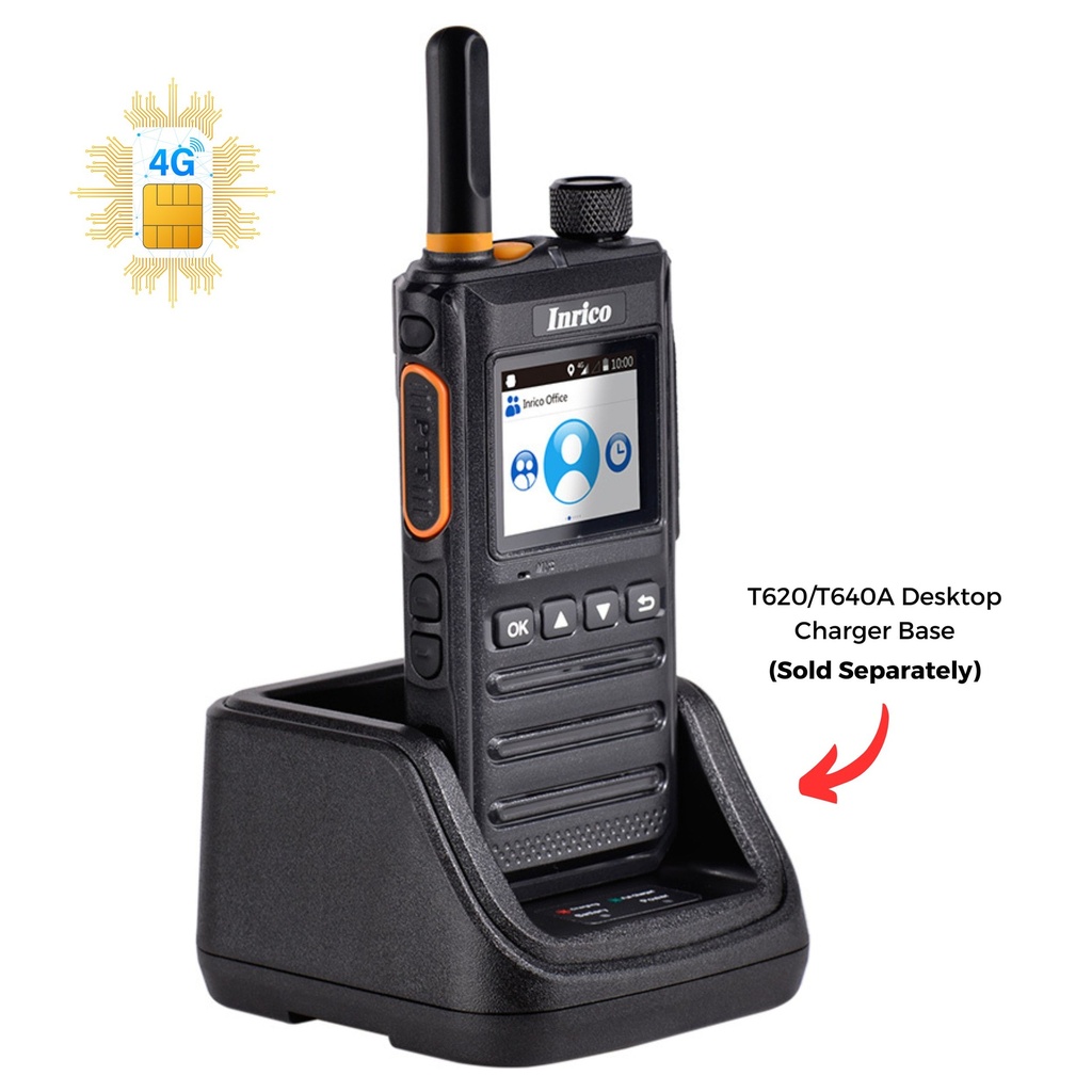 Inrico T640A 4G/LTE PoC Portable Radio | Canadian Wireless Supply