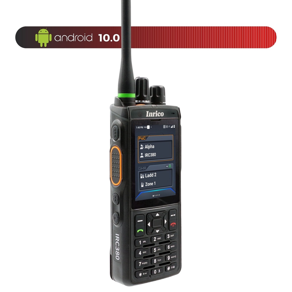 Inrico IRC380 VHF PoC/DMR Portable Radio | Canadian Wireless Supply