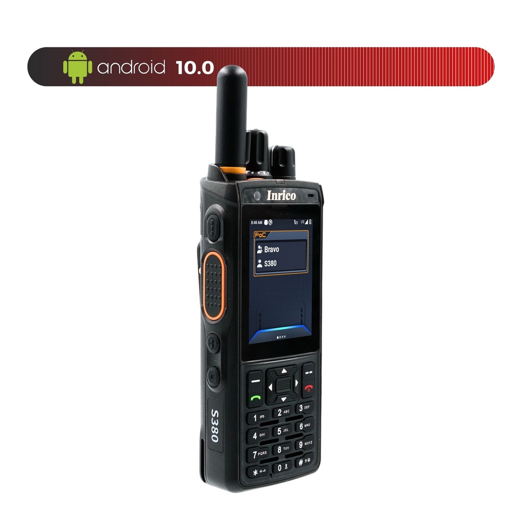 Inrico S380 4G/LTE PoC Portable Radio | Canadian Wireless Supply